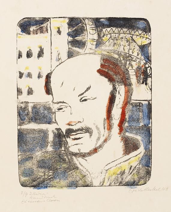 Erich Heckel | Excentric-Clown (1948) | MutualArt