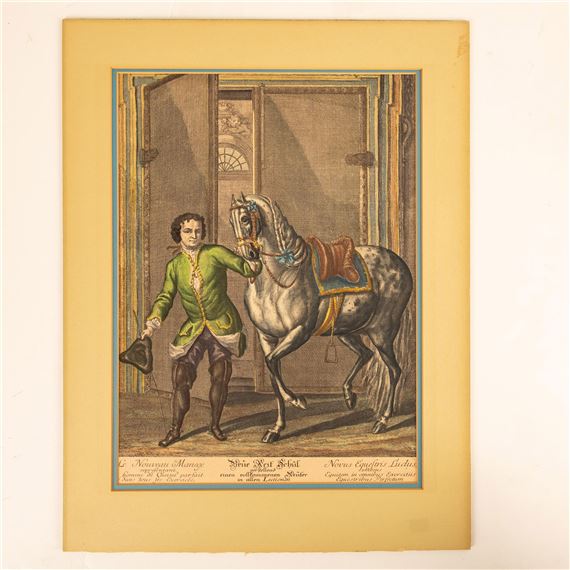 Johann Elias Ridinger | J.E. Ridinger, 18th Century Hand-Colored ...