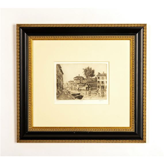 Daniel Graves | Daniel Graves, Original Etching on Paper, Venezia, Signed | MutualArt