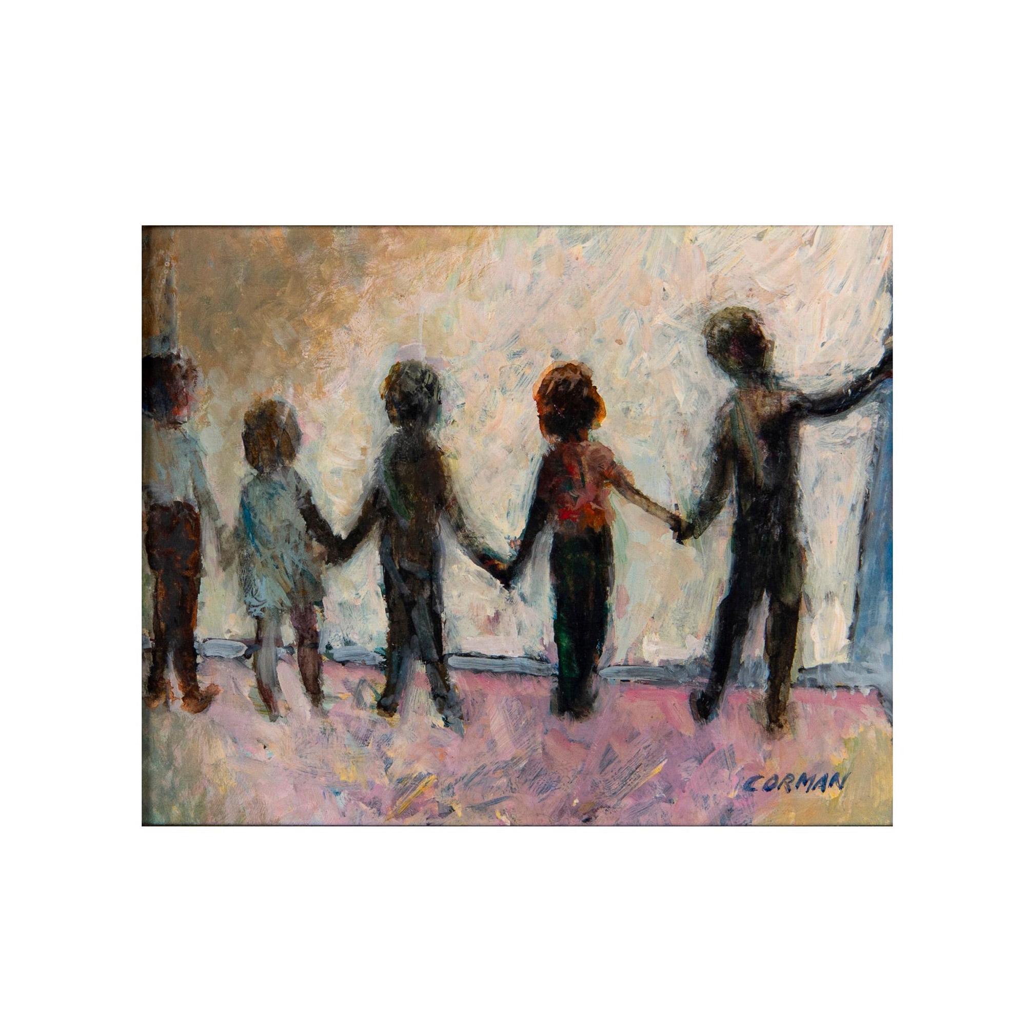 Corman | Corman, Original Pigmented Encaustic on Board, Signed | MutualArt