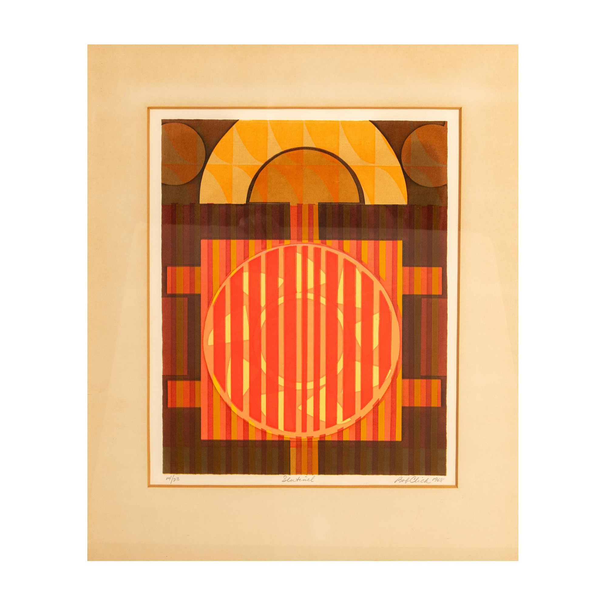 Bob Click | Bob Click, Original Color Lithograph on Paper, Signed (1968 ...