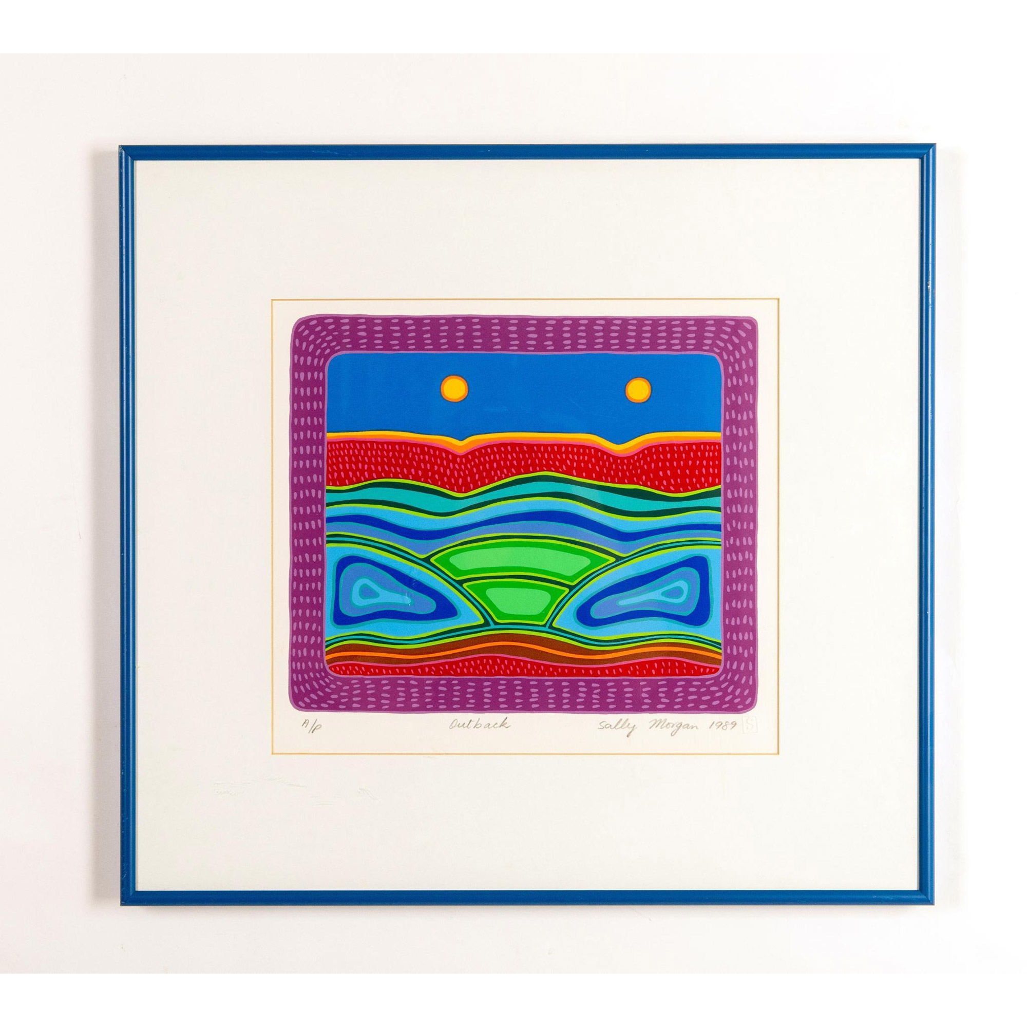 Sally Morgan | Sally Morgan, Original Screenprint on Paper, Outback ...