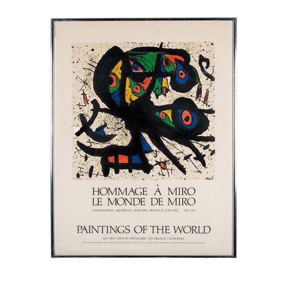 Joan Miró | Joan Miro (After) Original Color Lithograph Exhibition ...