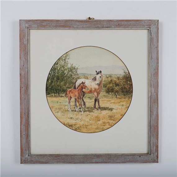 Vic Donahue | Vic Donahue, Original Watercolor on Laid Paper, Signed ...