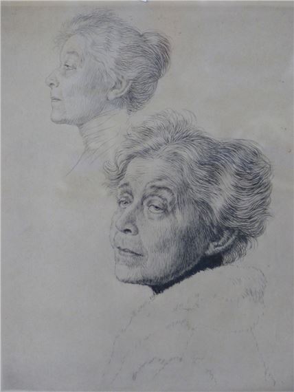 Karl Bauer | KARL BAUER, GERMAN 1868-1942. HEAD AND SHOULDERS PORTRAIT ...