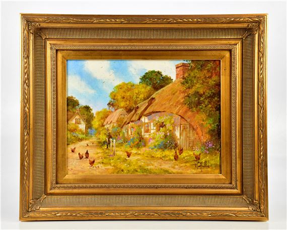 Richard Telford | cottage scene | MutualArt