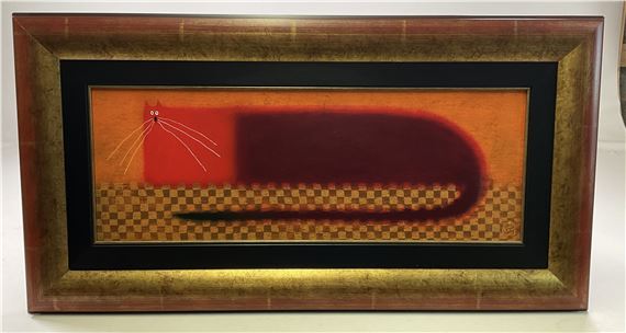 Govinder Nazran | study of a cat | MutualArt