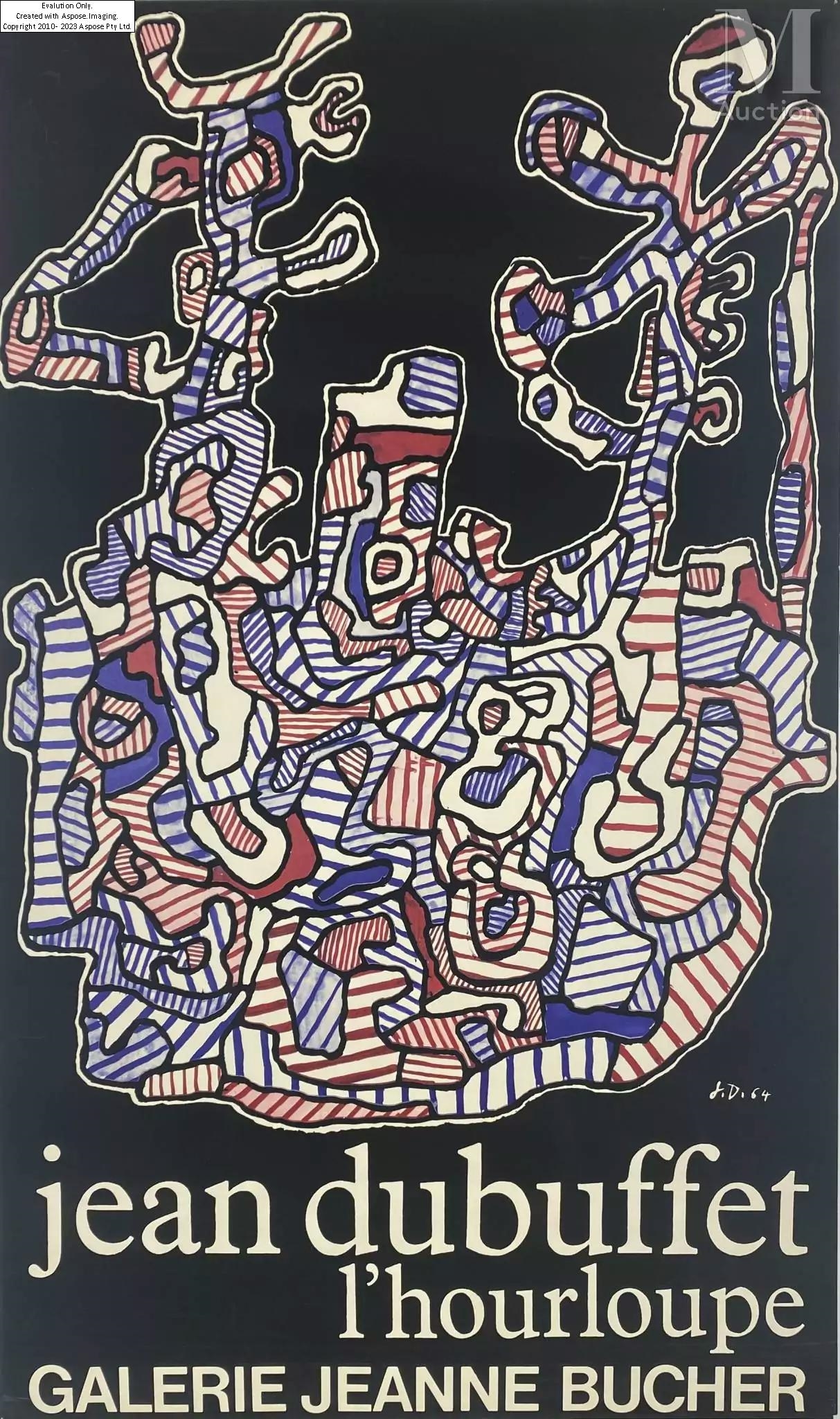 Jean Dubuffet | J'accours (1964) | MutualArt
