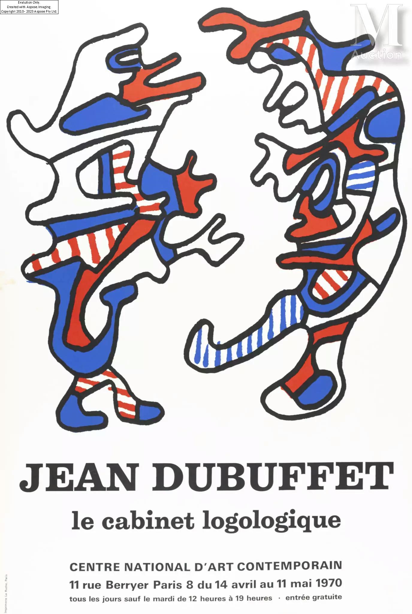 Jean Dubuffet | J'accours (1964) | MutualArt