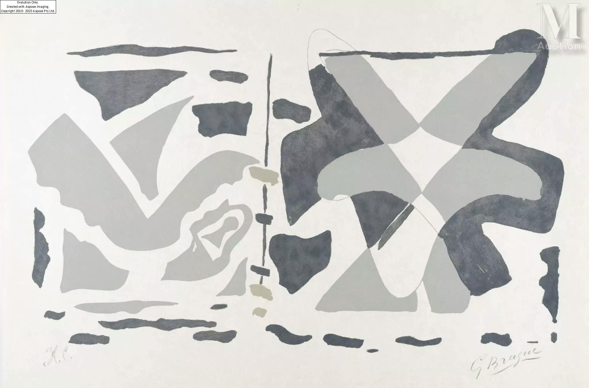 Georges Braque | Georges BRAQUE (1882-1963 (1962) | MutualArt