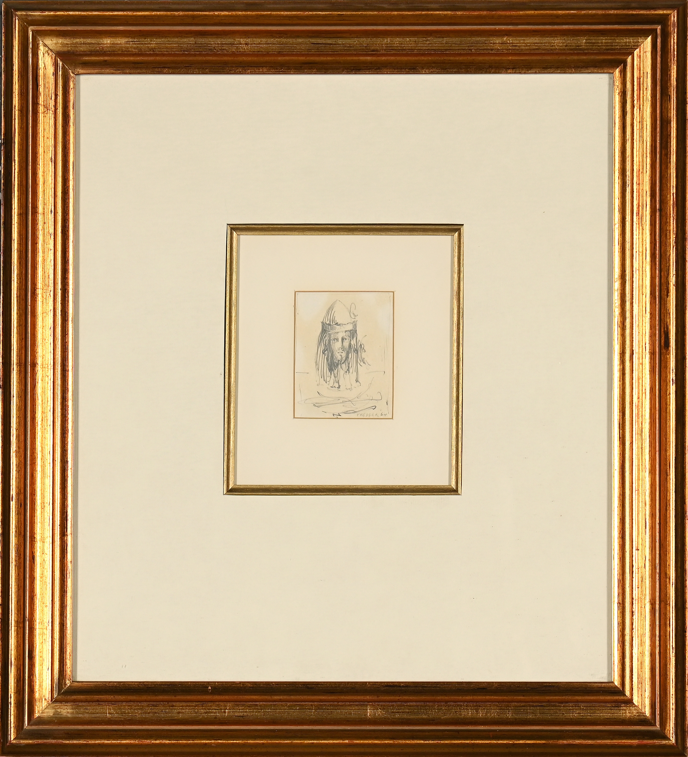 Alexis Preller | Head of a King (1964) | MutualArt