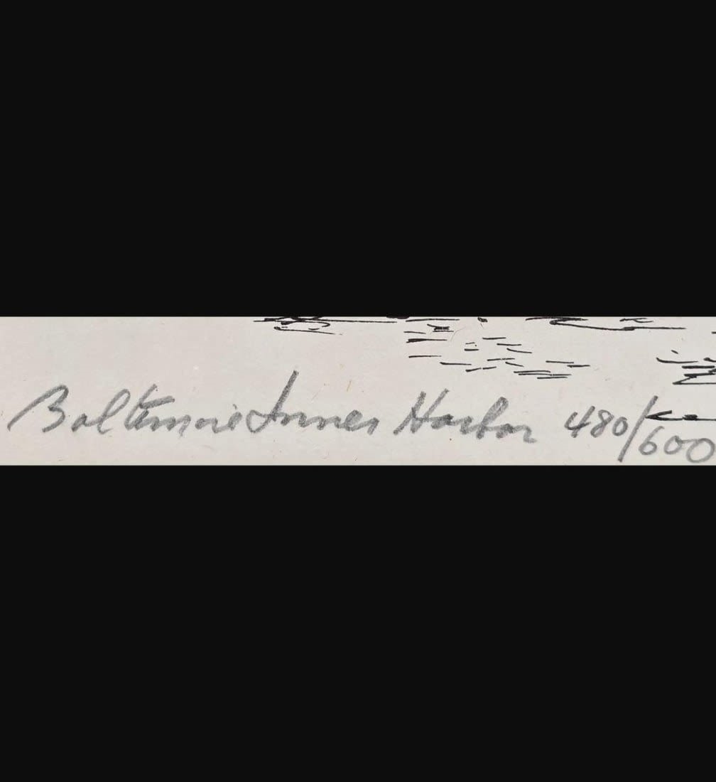 Martin Barry | American Baltimore-Martin Barry 1927-1999 Etching ...