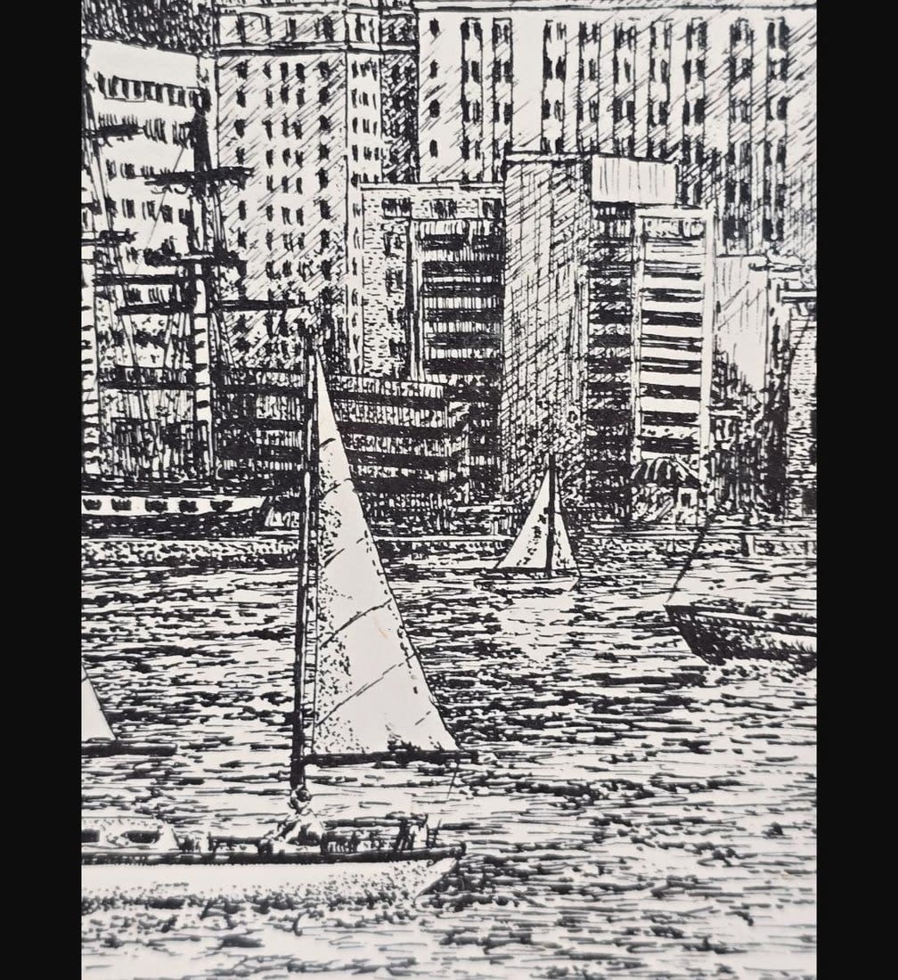 Martin Barry | American Baltimore-Martin Barry 1927-1999 Etching ...