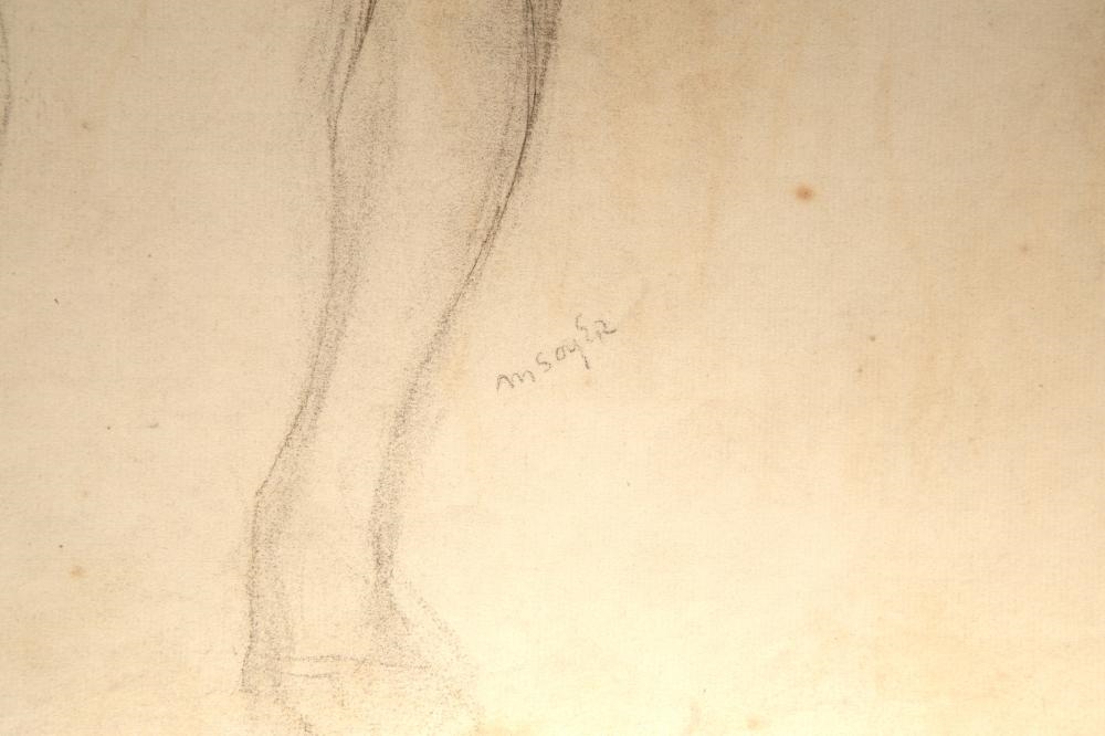 Moses Soyer | DOUBLE-SIDED ANATOMY DRAWINGS | MutualArt