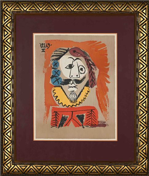 Pablo Picasso | Portrait from the Imaginary Portraits Series (1969 ...