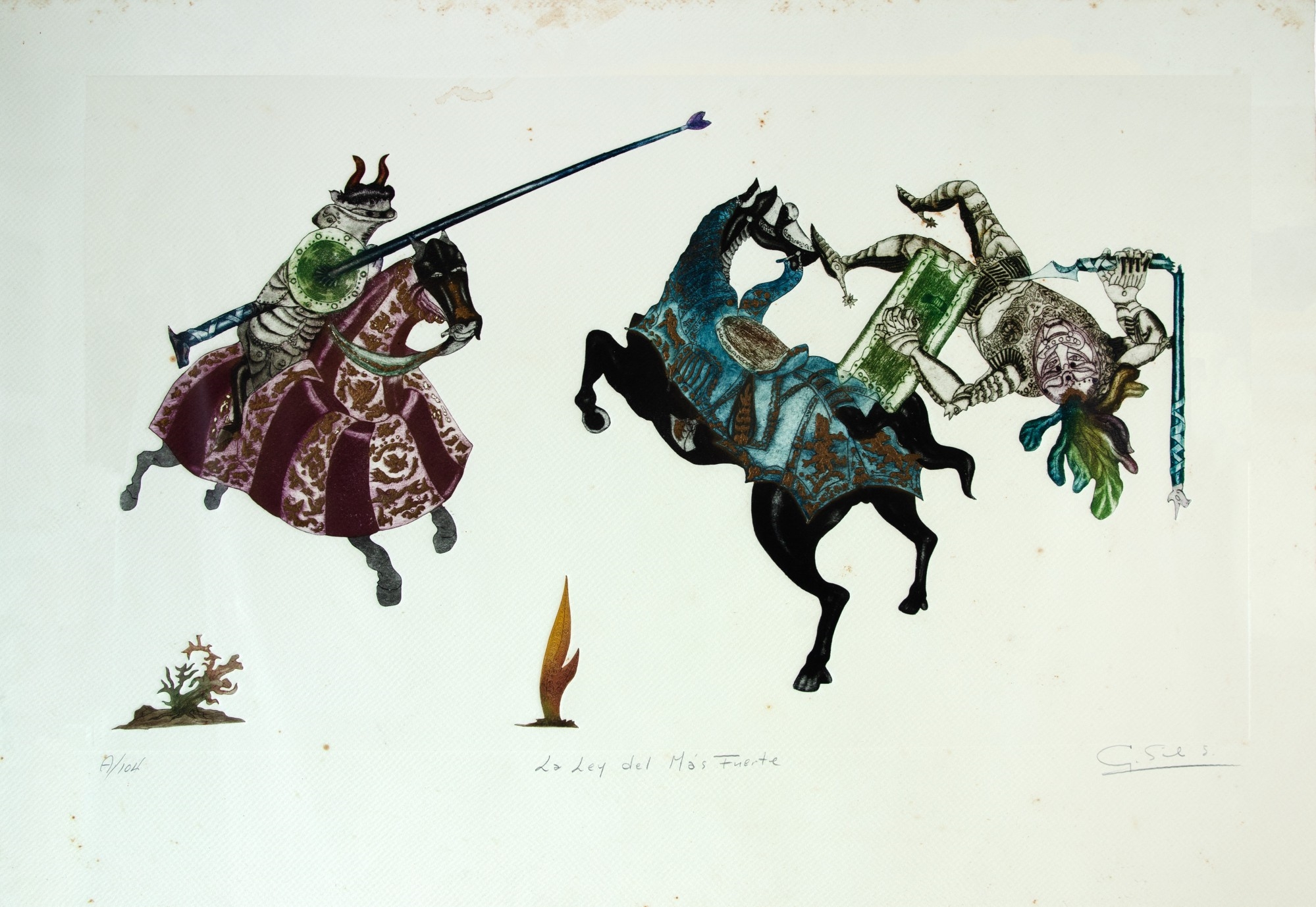 Guillermo Silva Santamaria | La Ley de Más Fuerte (1964) | MutualArt