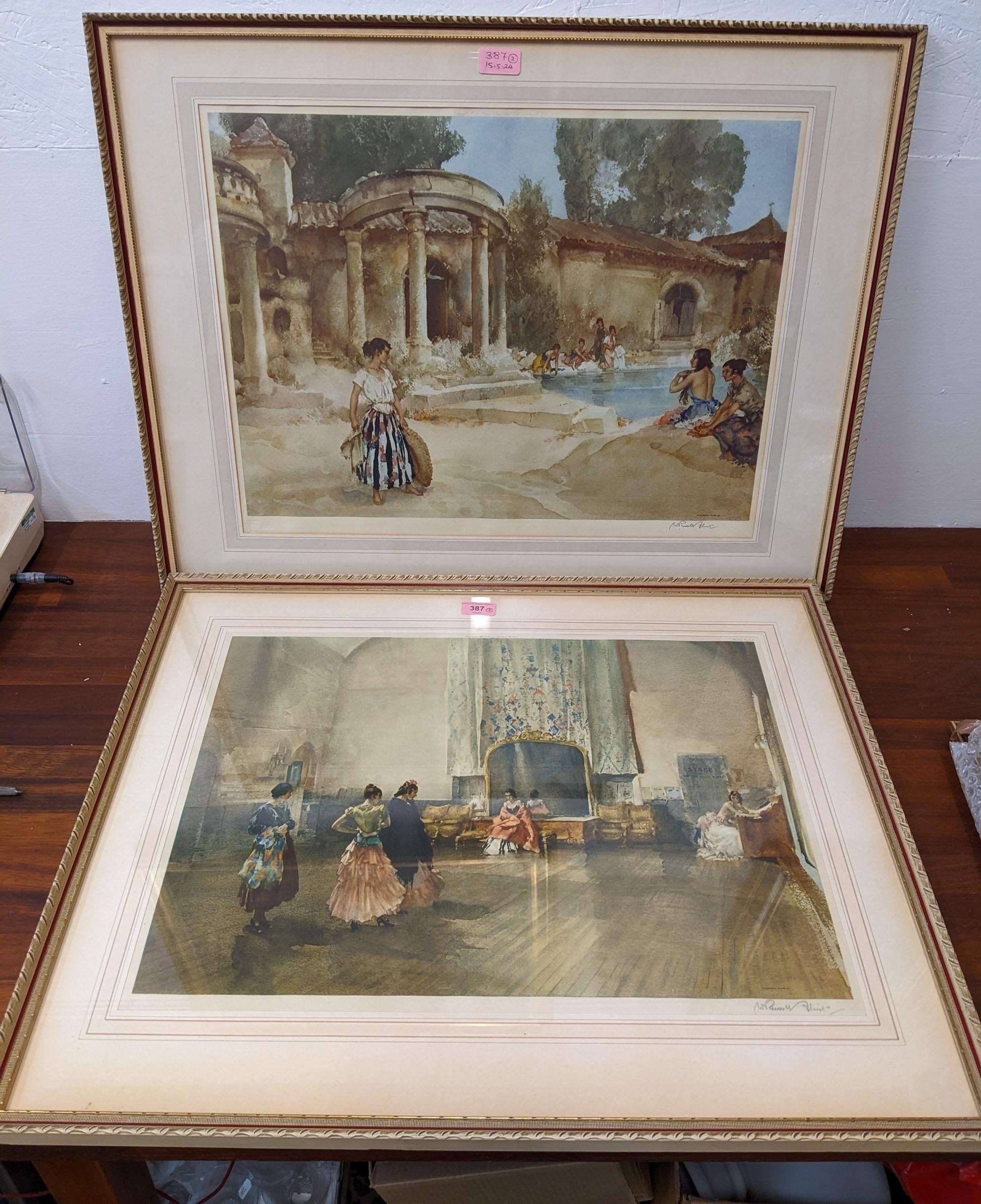 William Russell Flint | Woman bathing | MutualArt