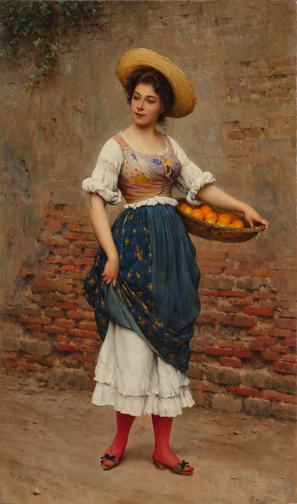 Eugene de Blaas | The New Suitor (1906) | MutualArt