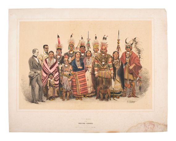 Emile Signol | NATIVE AMERICANS]. SIGNOL, Emile, artist. C.H.C. Melody ...