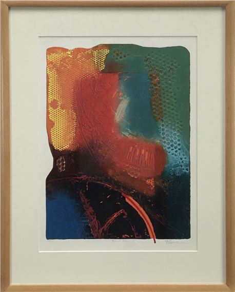 Russell Baker | Russell Baker (b. 1958), etching - Burnt Edges I – 13/ ...