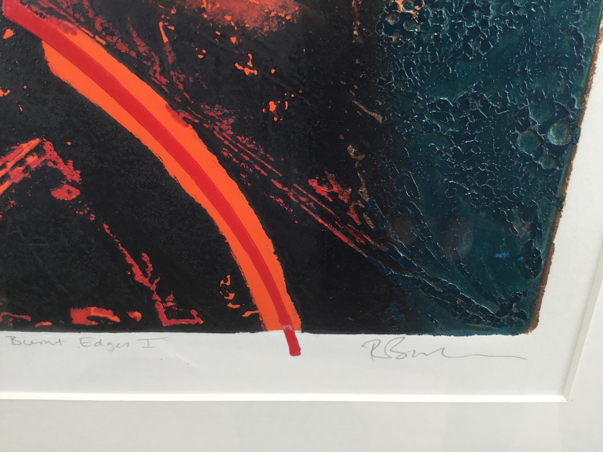 Russell Baker | Russell Baker (b. 1958), etching - Burnt Edges I – 13/ ...