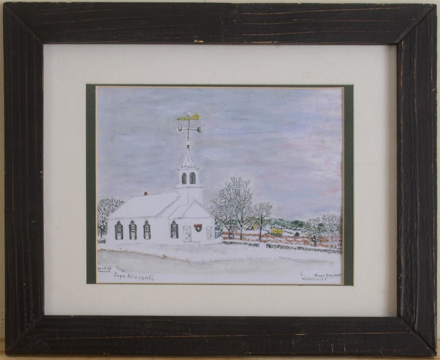 NANCY BRACKETT | Nancy Brackett 'Spurwink Church Cape Elizabeth | MutualArt