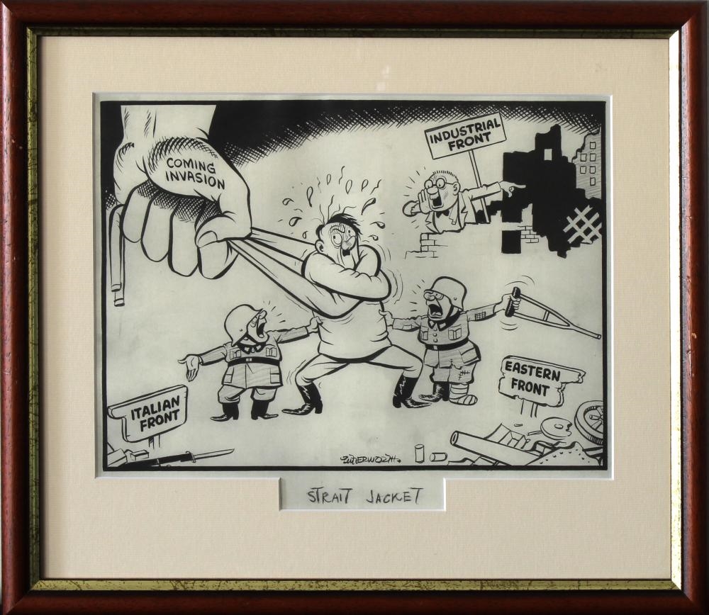 George Goodwin Buttersworth | Two WWII cartoons. Strait Jacket and ...
