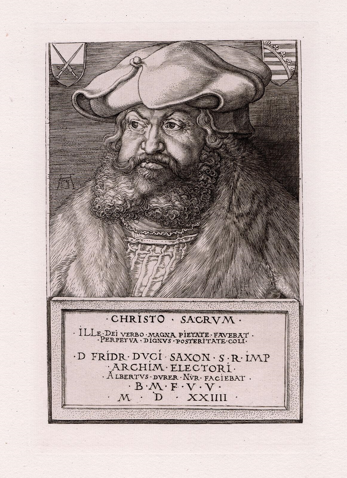 Albrecht Dürer | The Duke Frederick of Saxony (1463-1525) | MutualArt