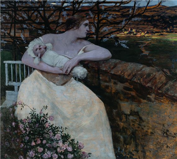 Fritz Erler | The mother (1891) | MutualArt