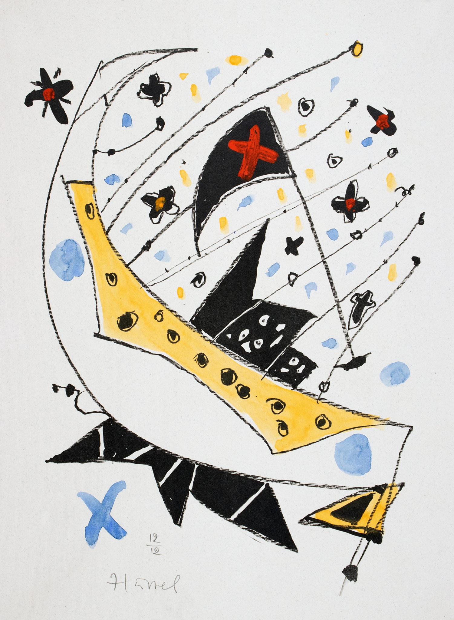 Horst Hussel | 6 Algraphien | MutualArt