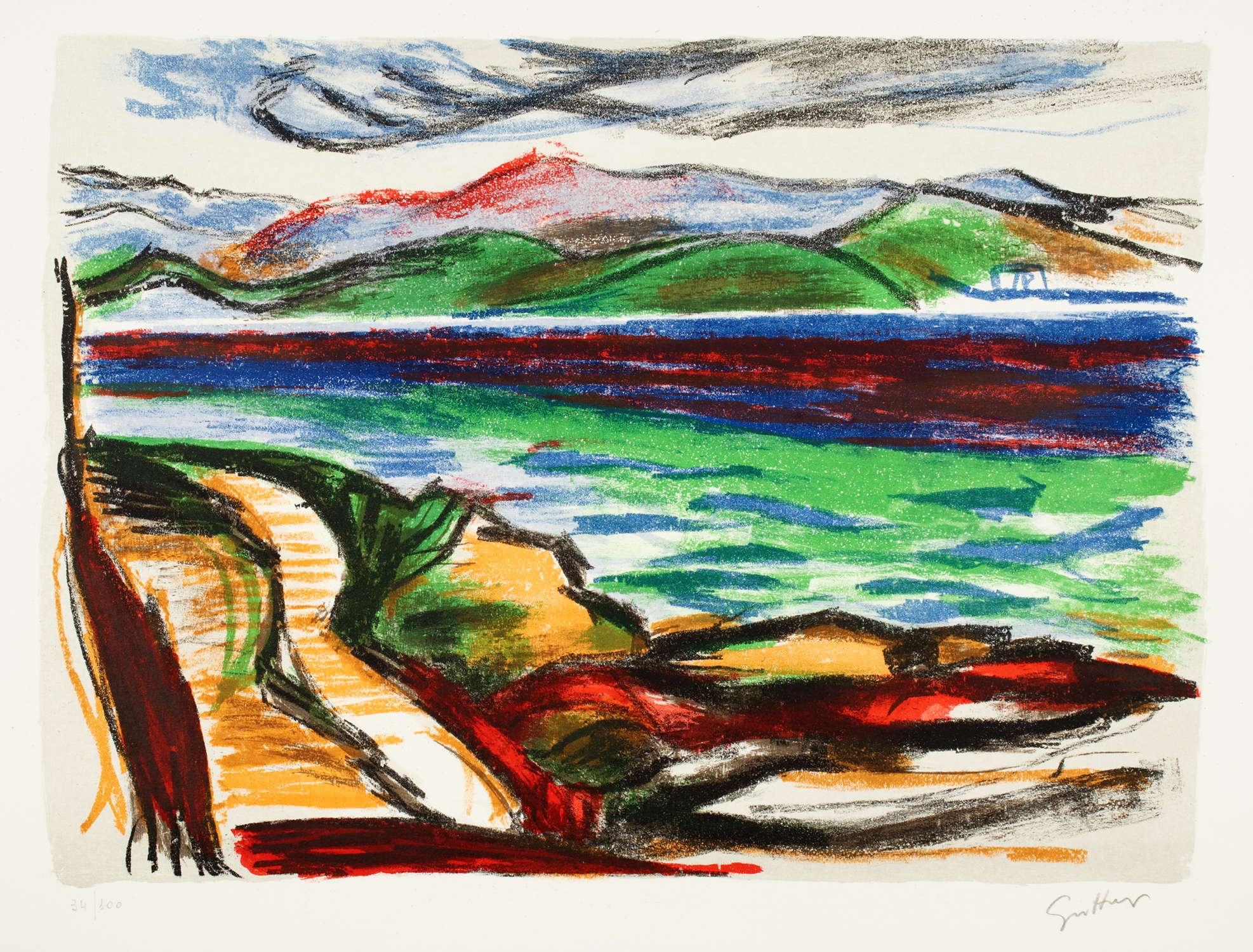 Renato Guttuso | 7 litografie (1982) | MutualArt