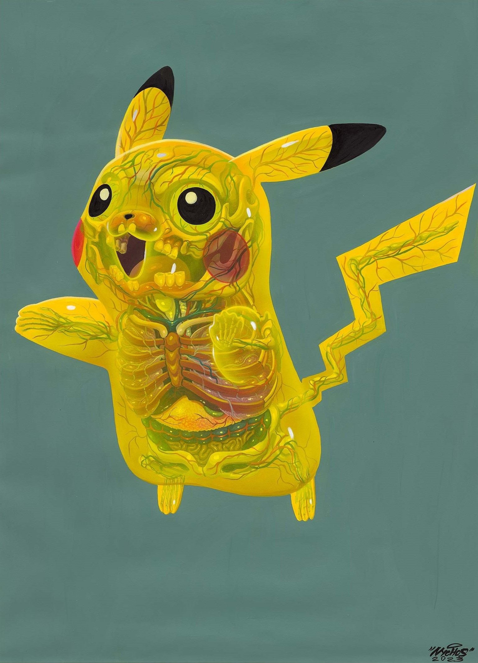Nychos | Translucent Pikachu (2023) | MutualArt