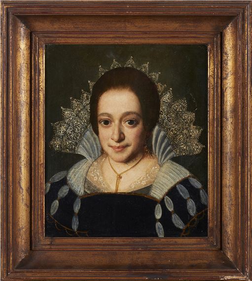 Flemish School, 16th Century | Portrait of a noblewoman, possibly Elizabeth I | MutualArt