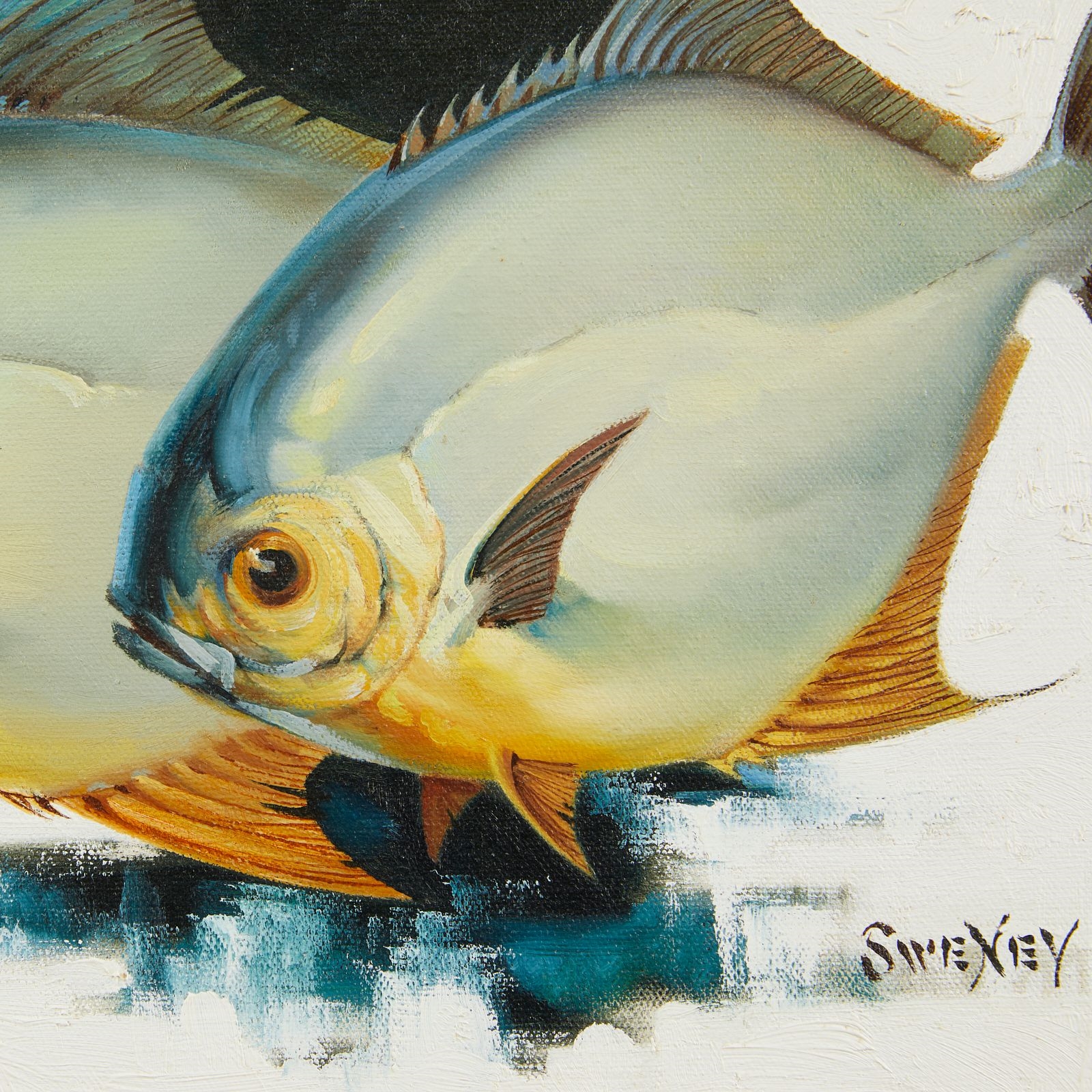 Fred Sweney | Fred Sweney Pompano Oil Painting | MutualArt
