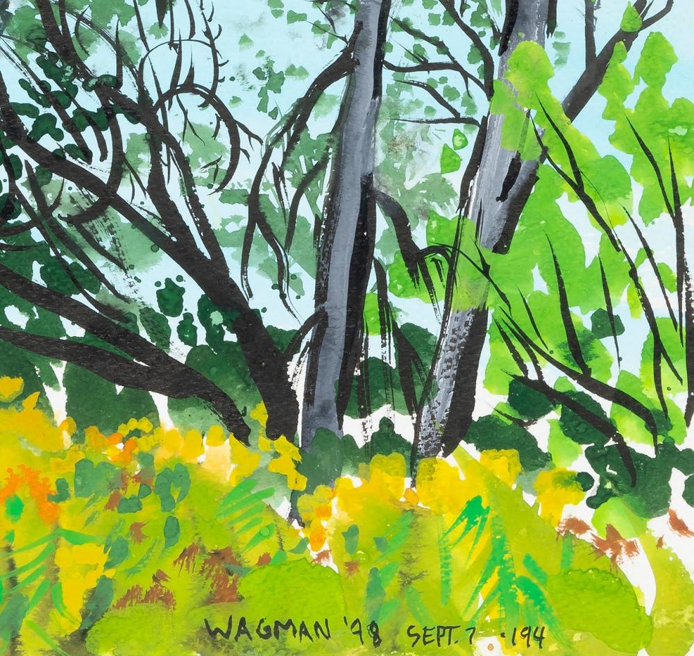 Lorne Wagman | Untitled - Treed Landscape (1994) | MutualArt