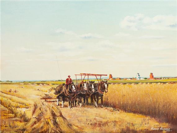 FRANK KASZAS | The Old Binder, Sask 1920 (1920) | MutualArt