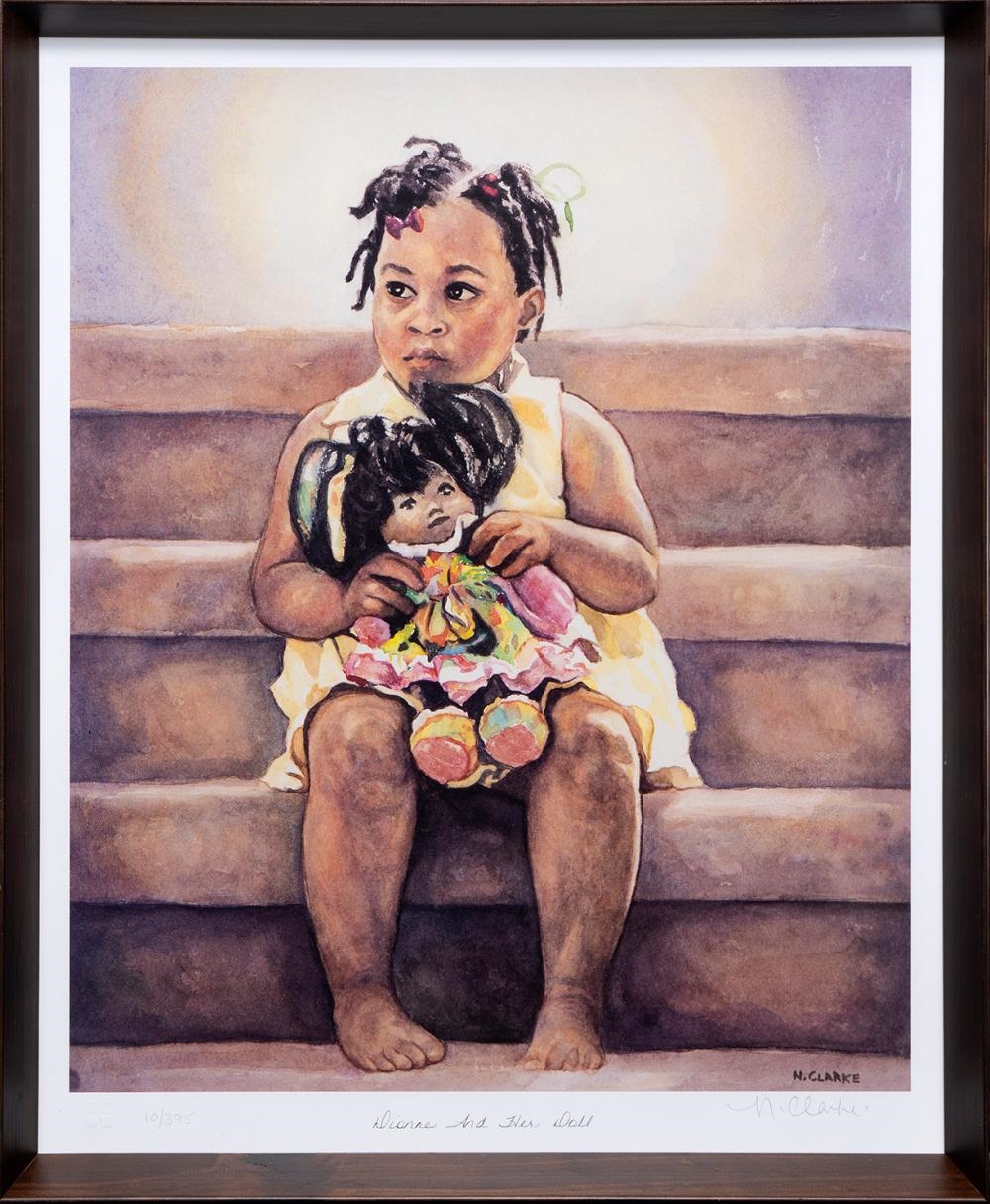 Neville Clarke | Dionne and Her Doll | MutualArt