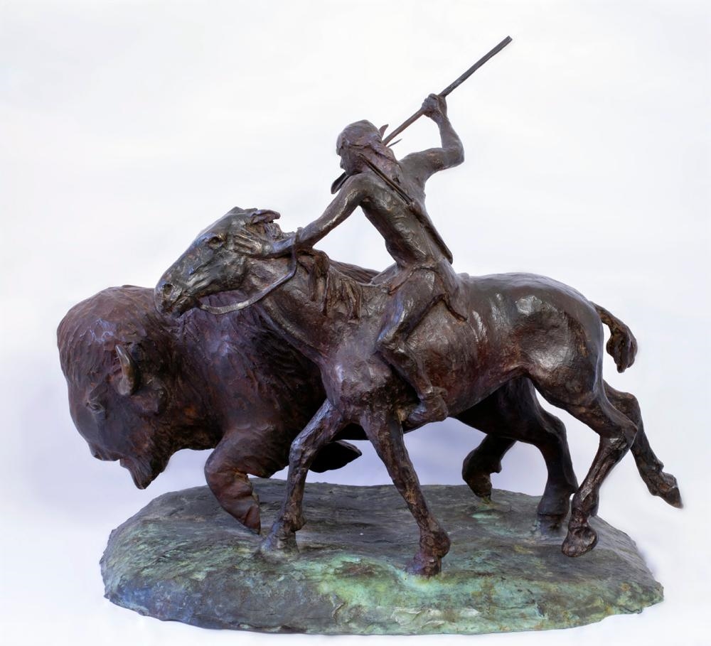 William Epp | Buffalo Hunt | MutualArt