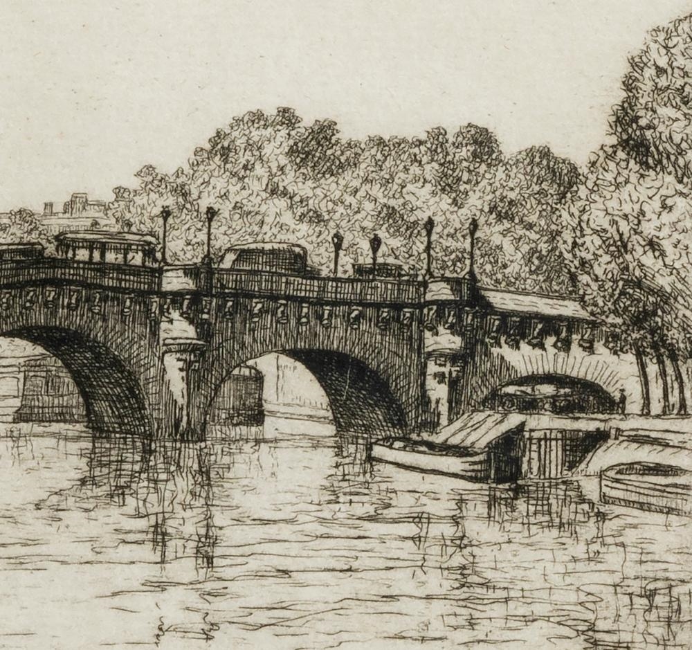 Caroline Helena Armington | Peniches et Pont Neuf Paris (1934) | MutualArt