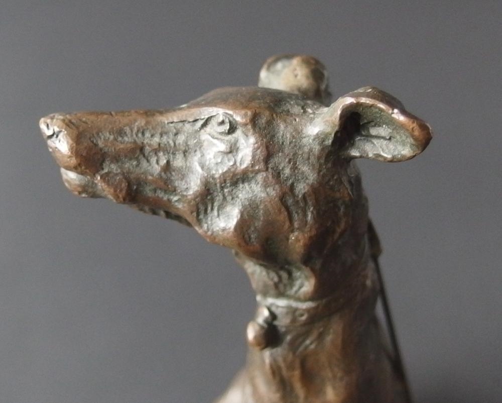 Emmanuel Frémiet | EMMANUEL FREMIET BRONZE GREYHOUND SCULPTURE (1824 ...