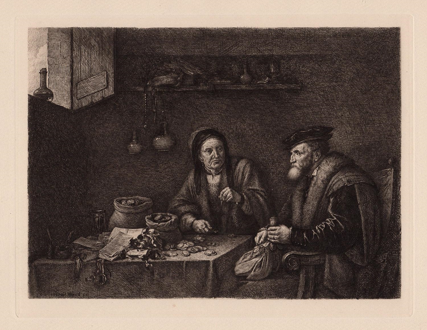 David Teniers the Younger | The Money Changers (The Covetous Man) (1888 ...