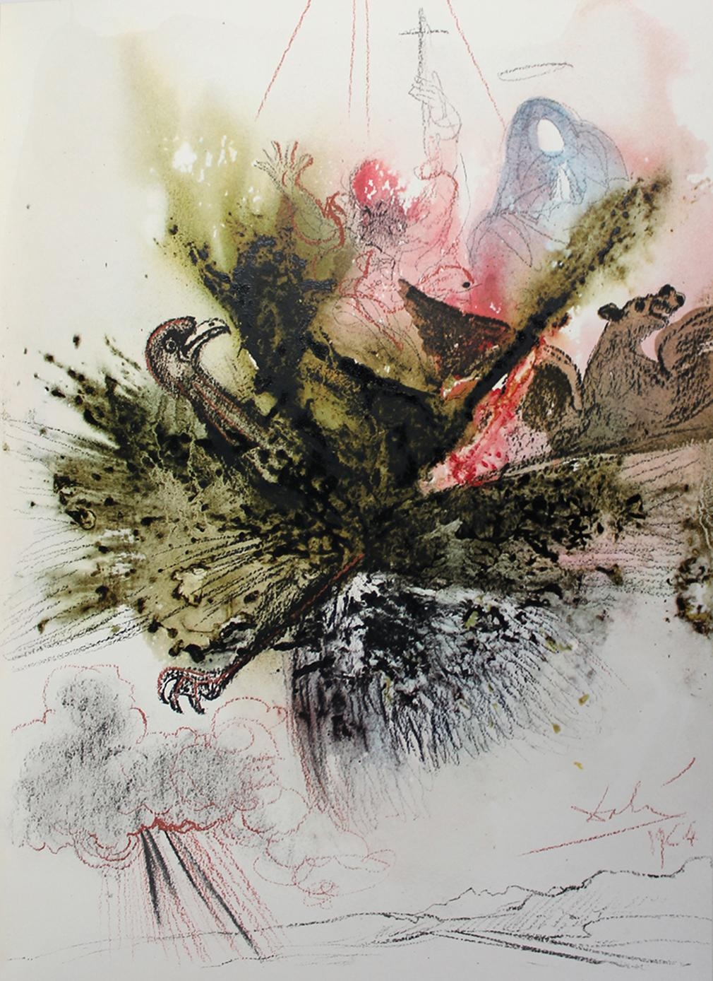Salvador Dalí | Et vidi et ecce ventus turbinis veniebat ab aquilone ...
