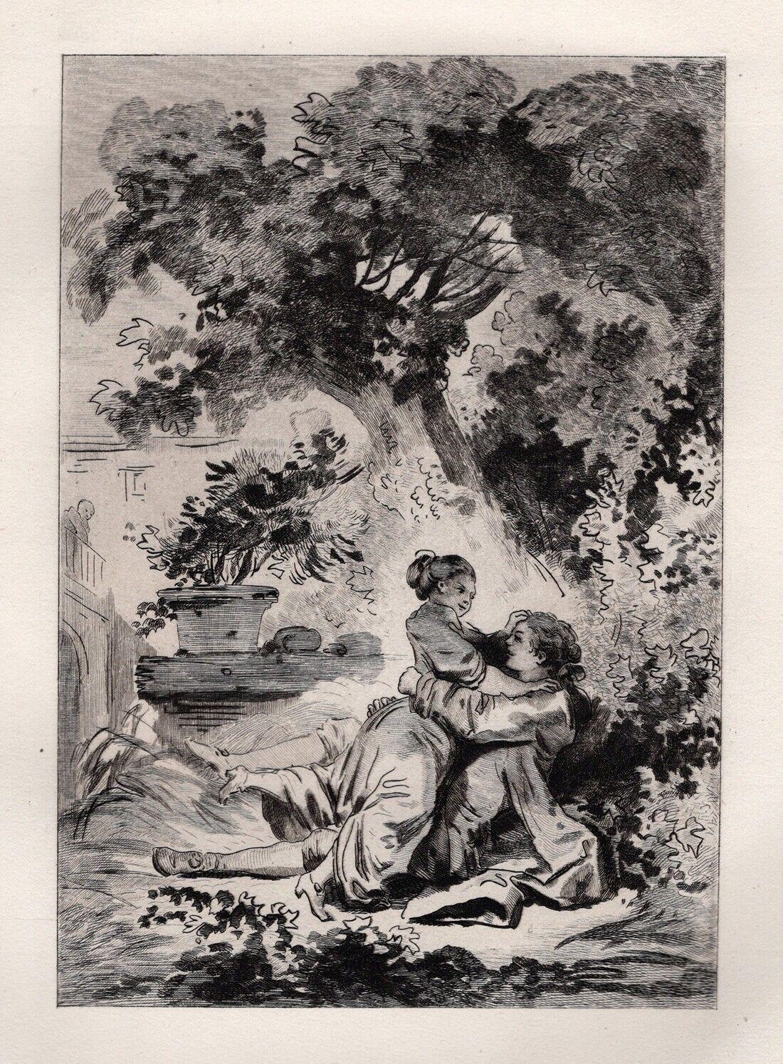 Jean-Honoré Fragonard | The Justified Handmaid (La Servante Justifiee ...