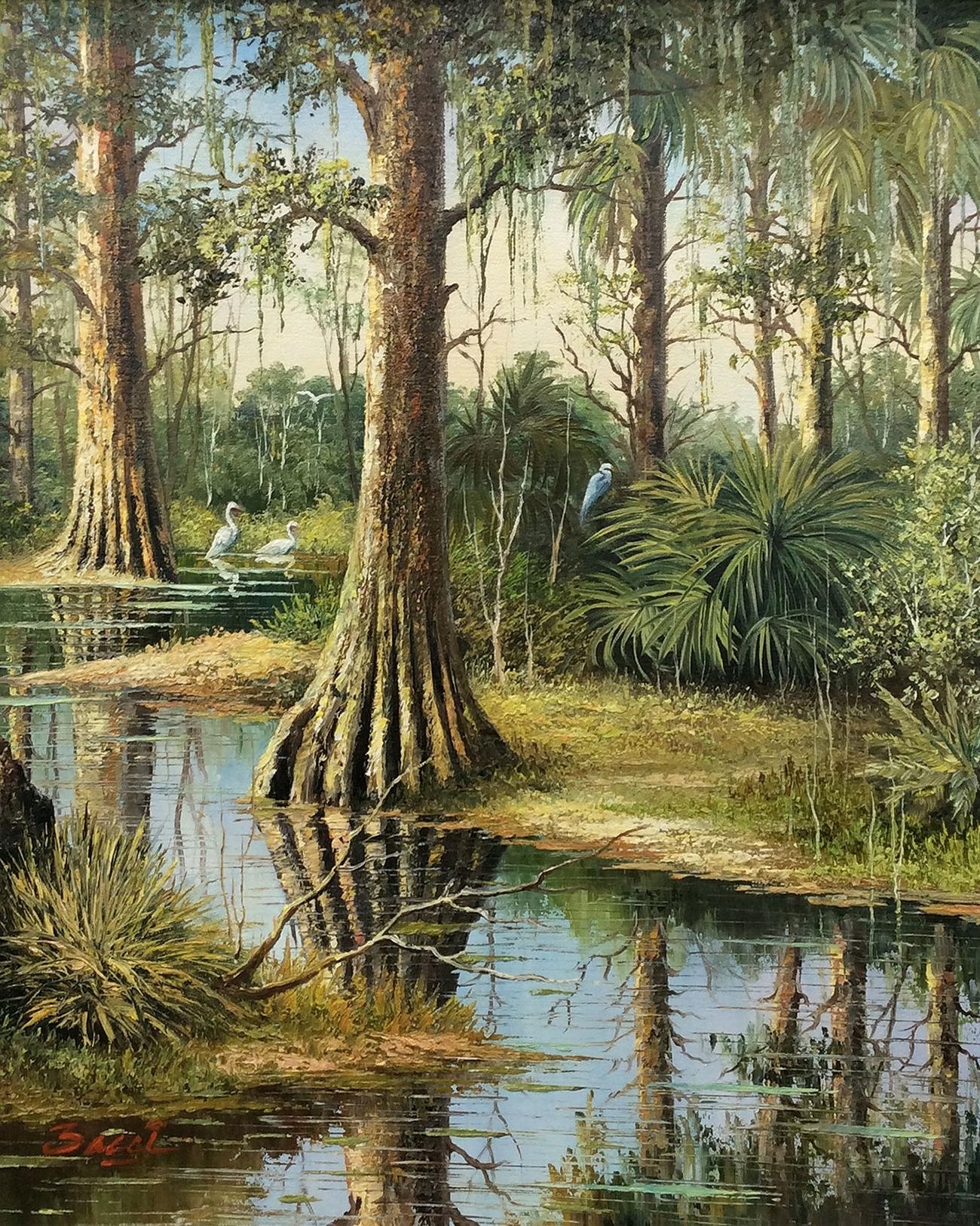 Villaflor Bacci | Old Florida Scene | MutualArt