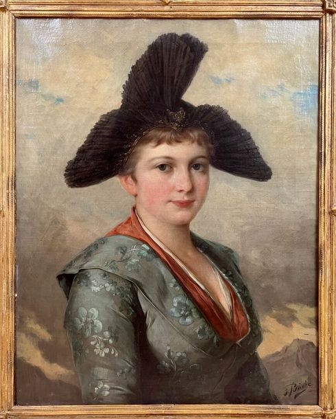 Austrian School, 20th Century | Portrait of a woman in traditional ...