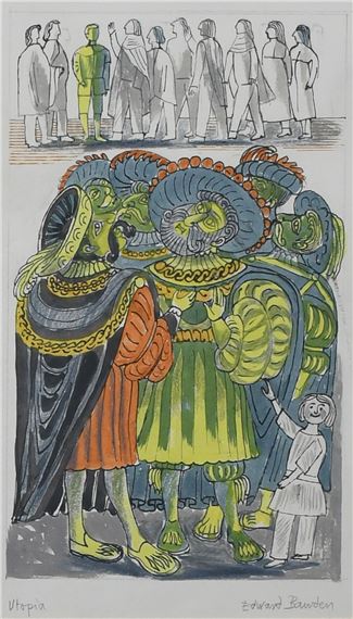 Edward Bawden | Illustration to Thomas More's Utopia | MutualArt
