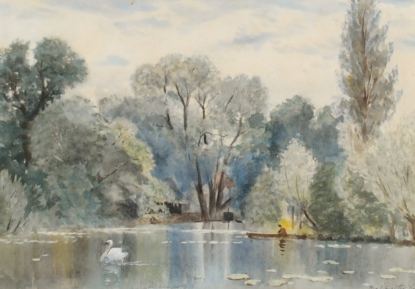 Rex Whistler | Girl's Head beside a Skull (Circa 1934) | MutualArt