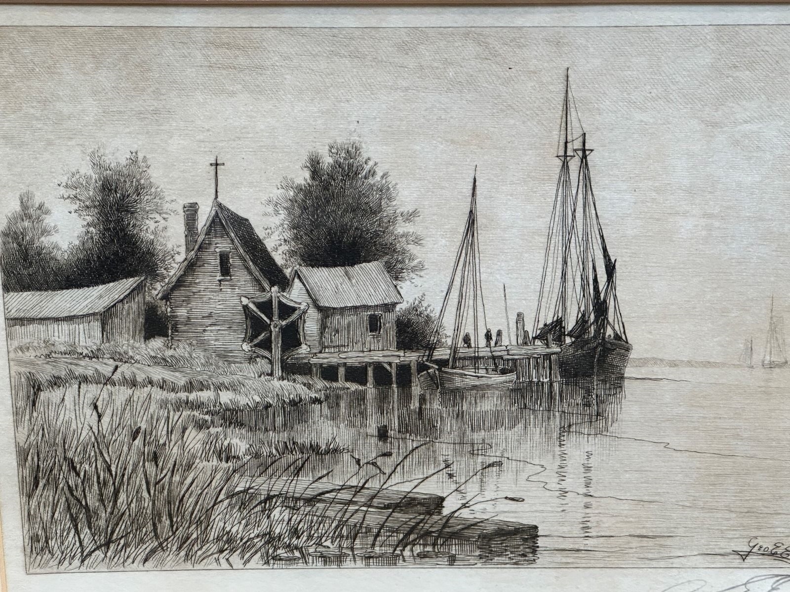 George E. Essig | Sunset Maurice River NJ | MutualArt