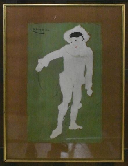 Pablo Picasso | PABLO PICASSO 'WHITE CLOWN LE PETIT PIERROT' PRINT ...