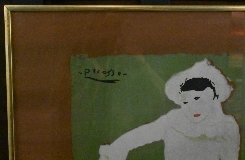 Pablo Picasso | PABLO PICASSO 'WHITE CLOWN LE PETIT PIERROT' PRINT ...
